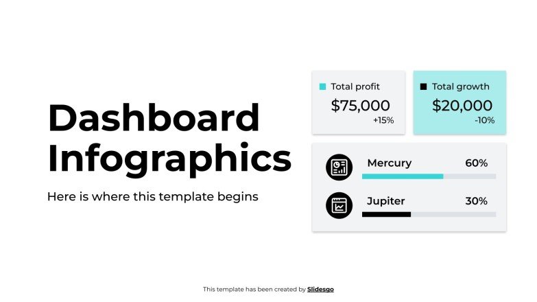 Dashboard Infographics Template