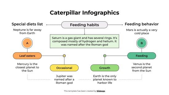 Caterpillar Infographics Template