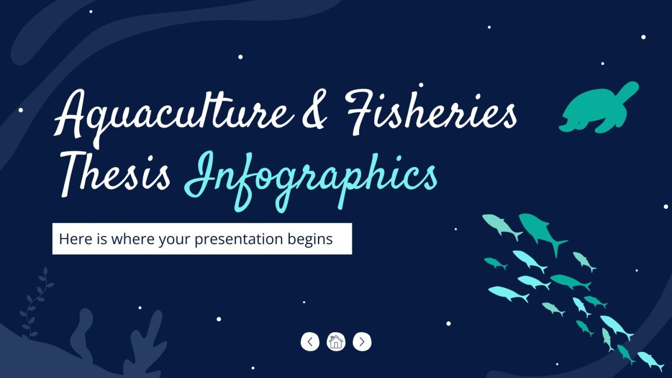 Aquaculture & Fisheries Thesis Infographics Template