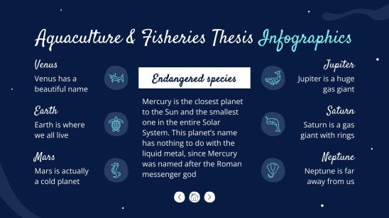 Aquaculture & Fisheries Thesis Infographics Template