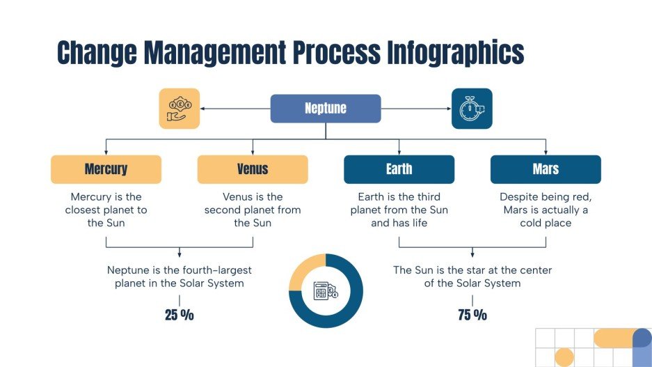 Change Management Process: Flow Diagrams Infographics