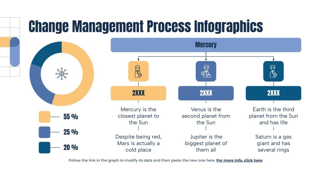 Change Management Process: Flow Diagrams Infographics