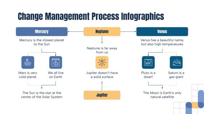 Change Management Process: Flow Diagrams Infographics