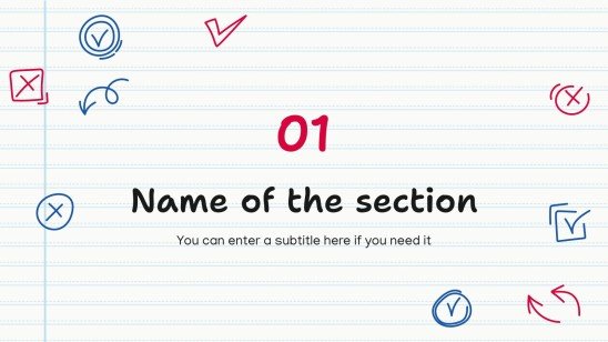 Check Mark Slideshow Template Presentation