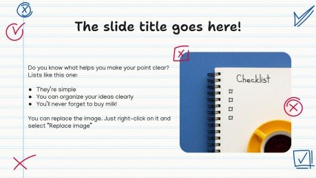 Check Mark Slideshow Template Presentation