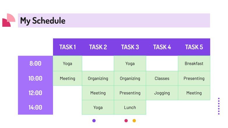 Monday Tasks Slides Presentation