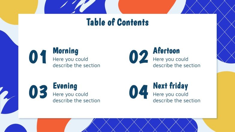 Friday Tasks Slides Presentation