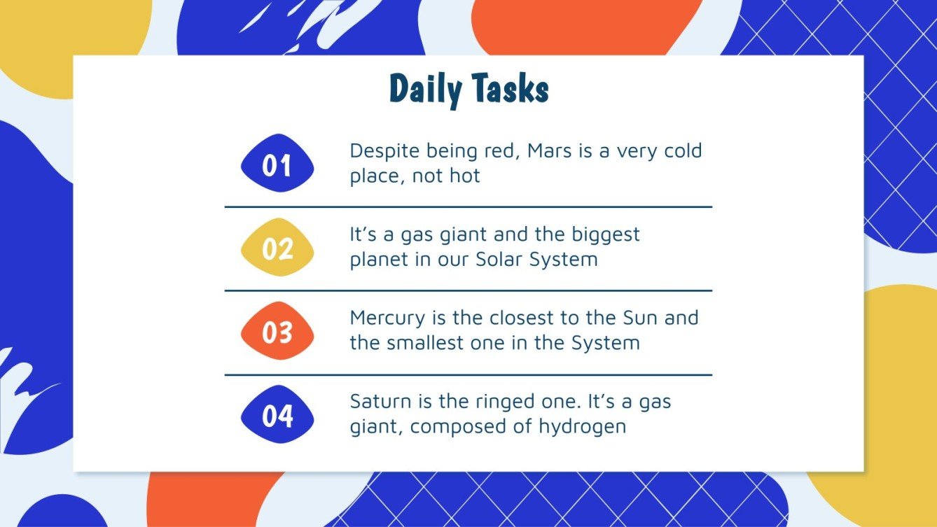 Friday Tasks Slides Presentation