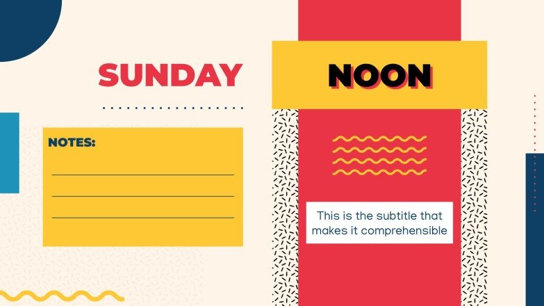 Sunday Tasks Slides Presentation