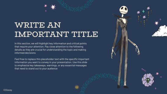 Nightmare Before Christmas Presentation