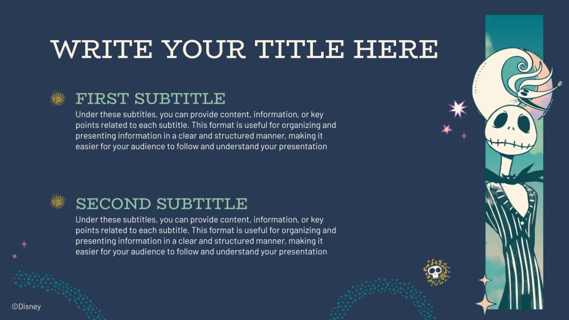 Nightmare Before Christmas Presentation