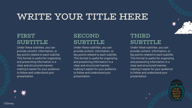 Nightmare Before Christmas Presentation