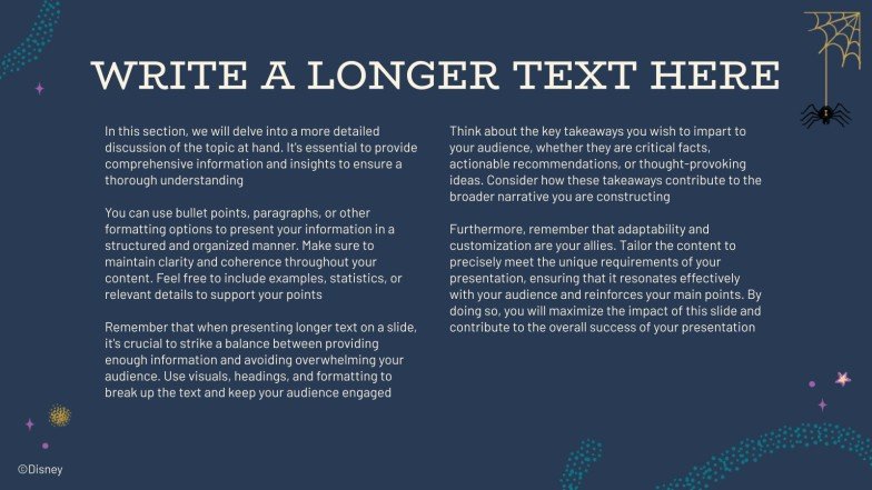 Nightmare Before Christmas Presentation