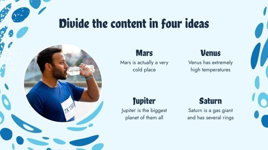 Drinking Water Slideshow Template Presentation