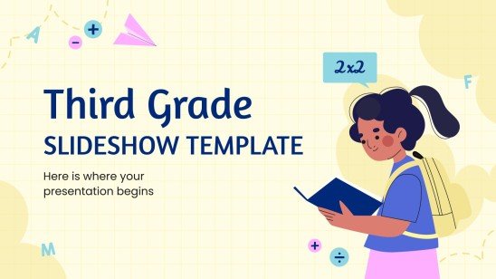 Third Grade Slideshow Template Presentation