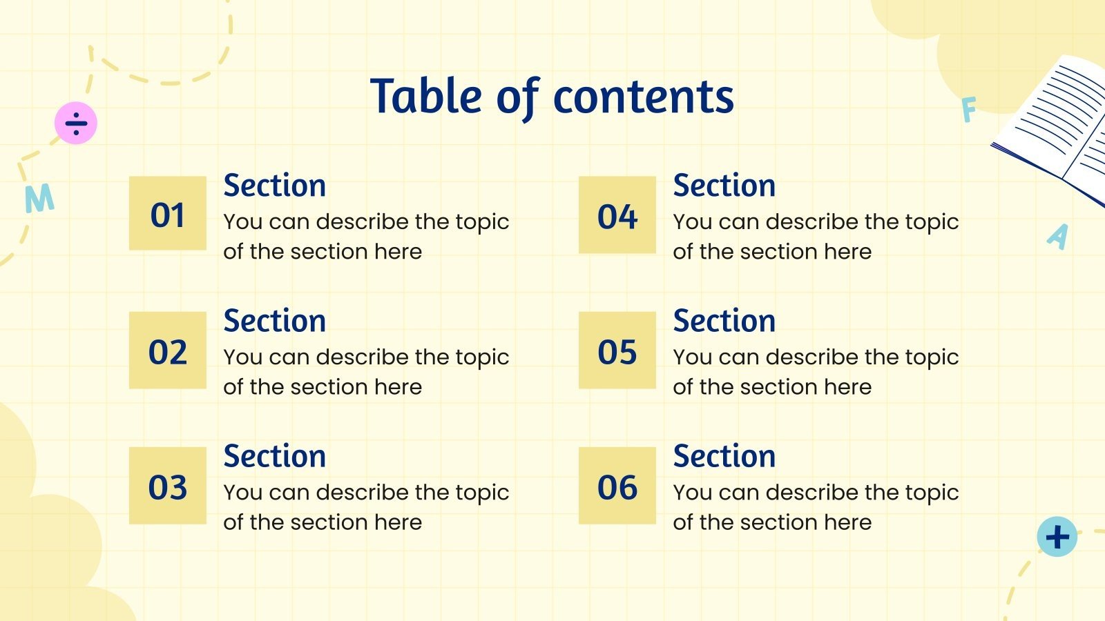 Third Grade Slideshow Template Presentation