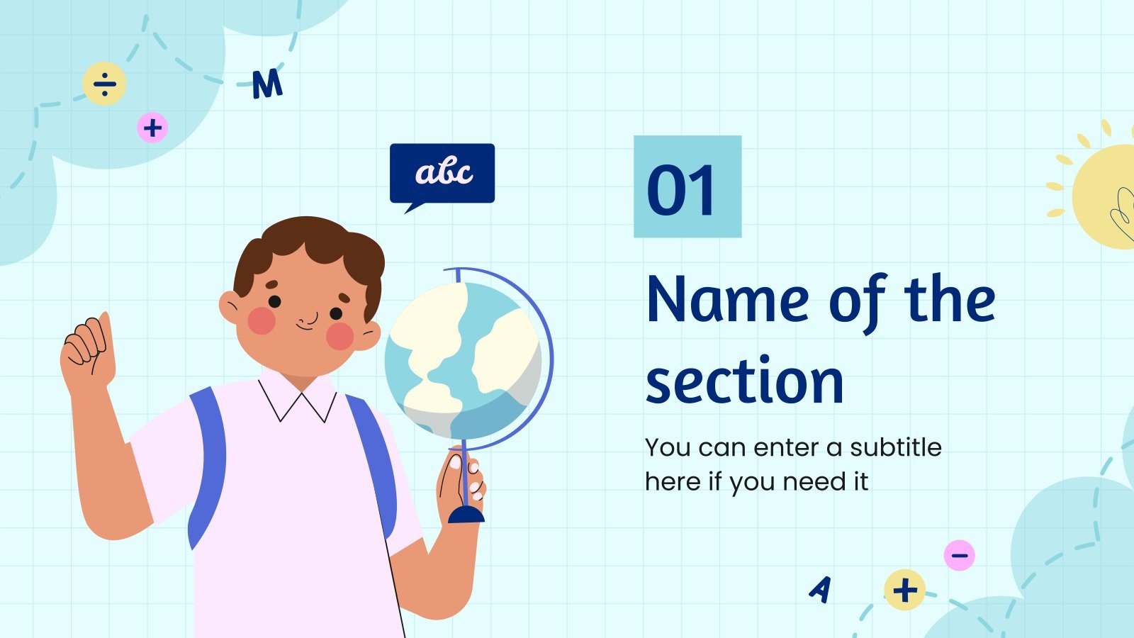 Third Grade Slideshow Template Presentation