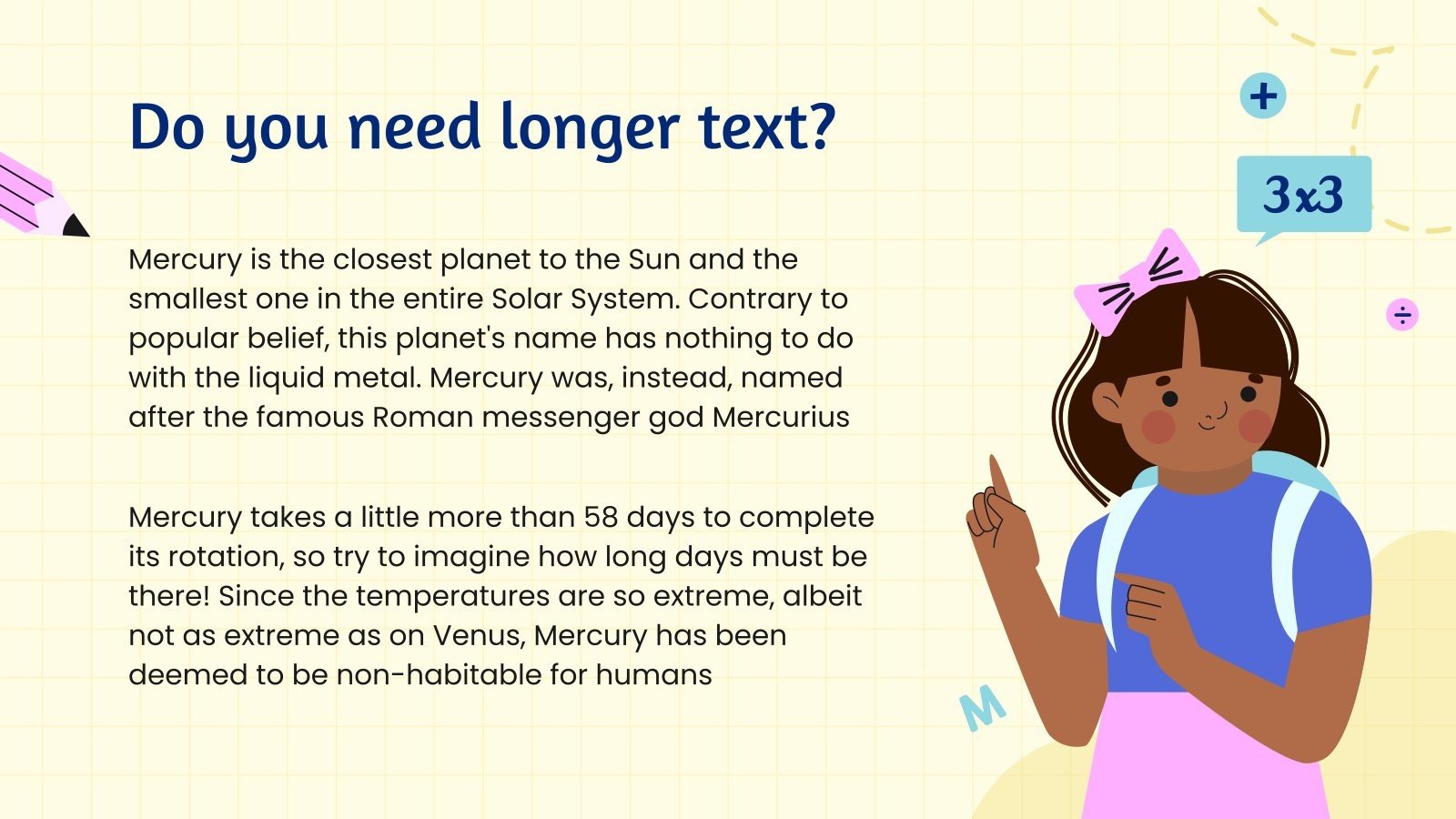 Third Grade Slideshow Template Presentation