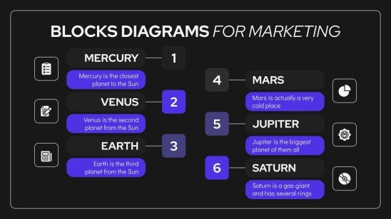 Building Blocks Diagrams for Marketing Template
