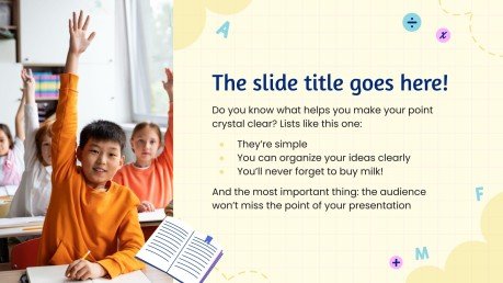 Third Grade Slideshow Template Presentation