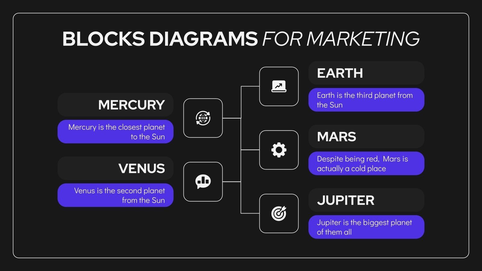 Building Blocks Diagrams for Marketing Template