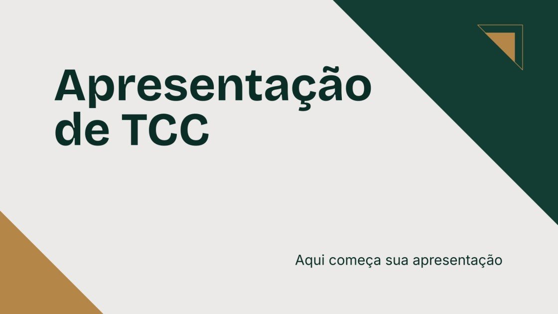 Apresentação Apresentação TCC