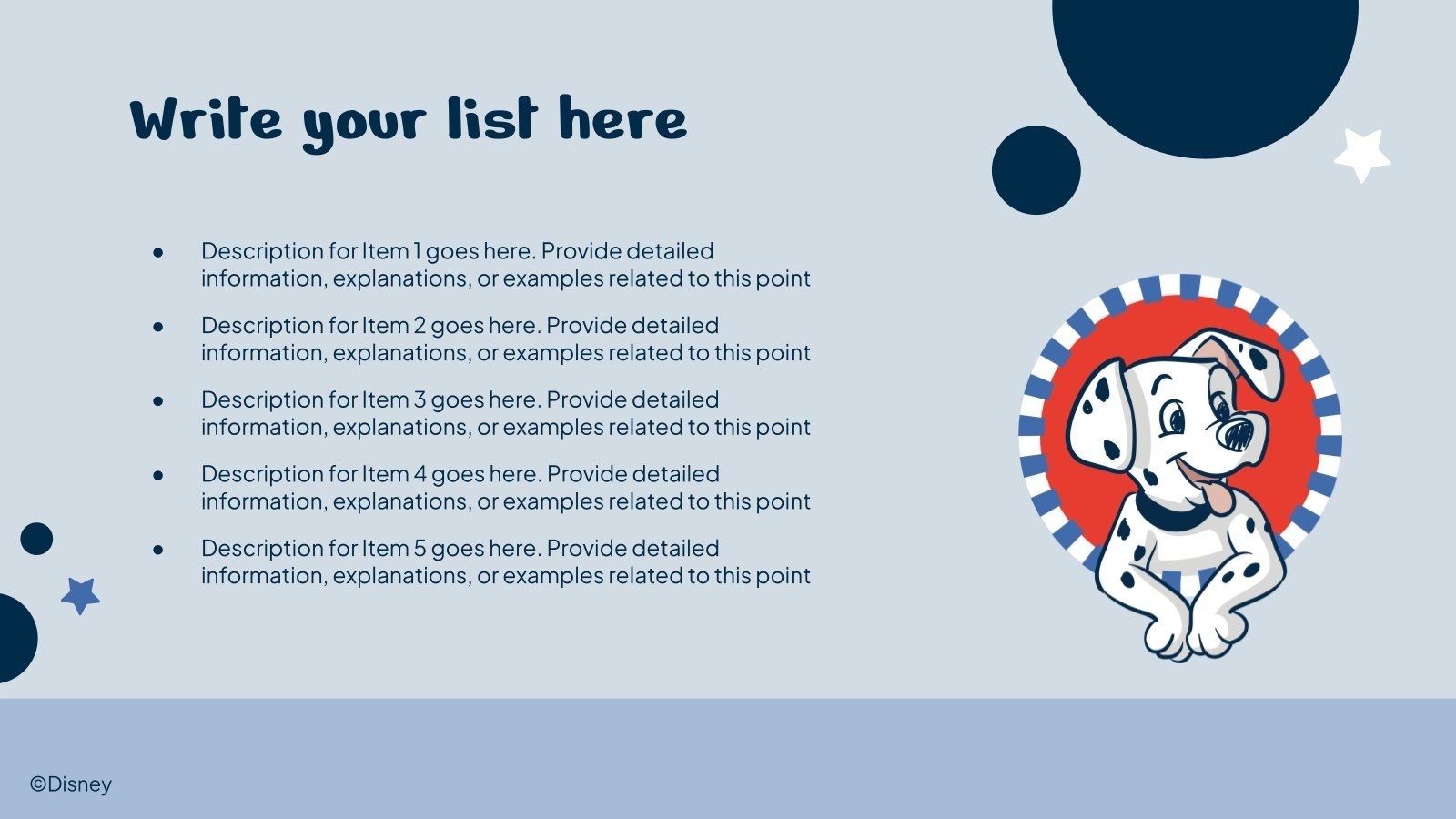 101 Dalmatians Presentation