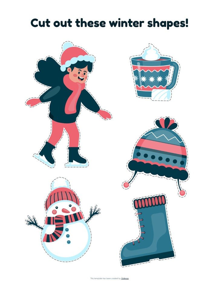 Winter Cut-outs Template
