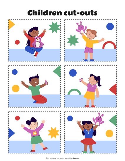 Children Cut-outs Template