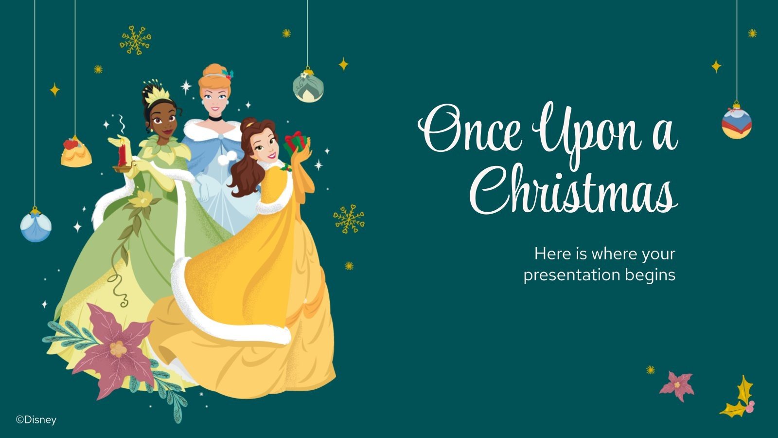 Disney Princess Christmas Presentation