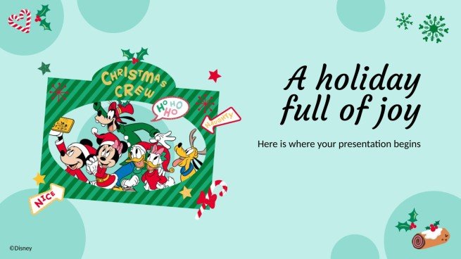 Mickey Christmas Presentation