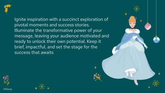 Disney Princess Christmas Presentation