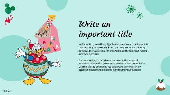 Mickey Christmas Presentation