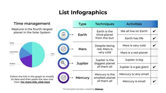 List Infographic Template