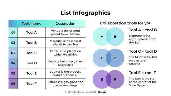 List Infographic Template