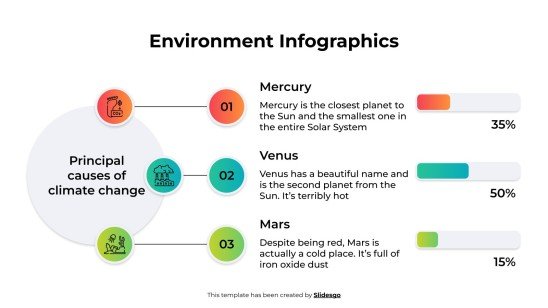 Environment Infographics Template