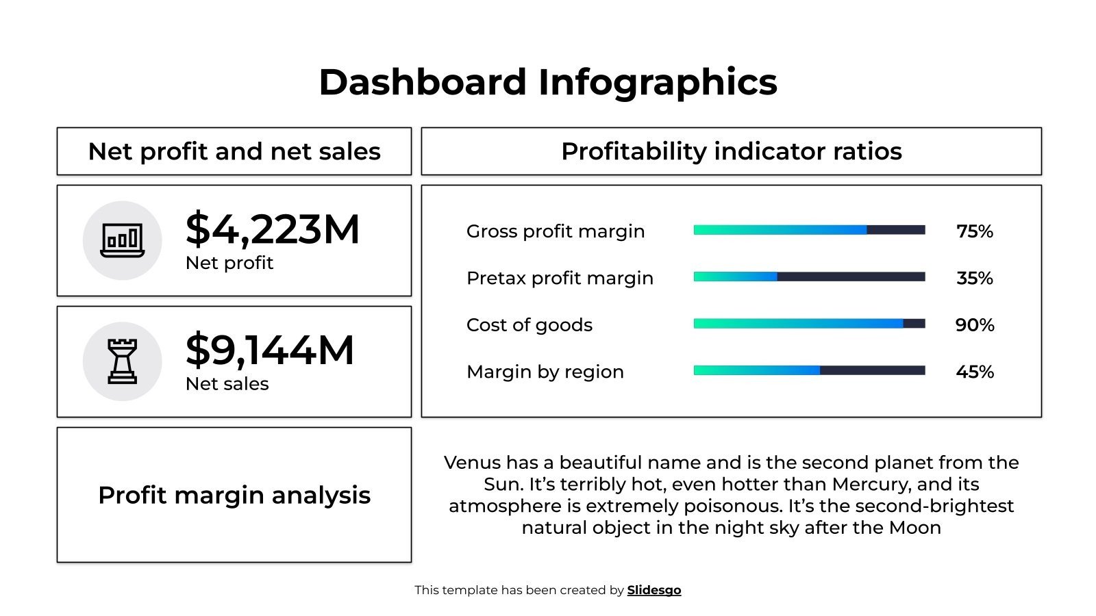 Dashboard Infographics Template