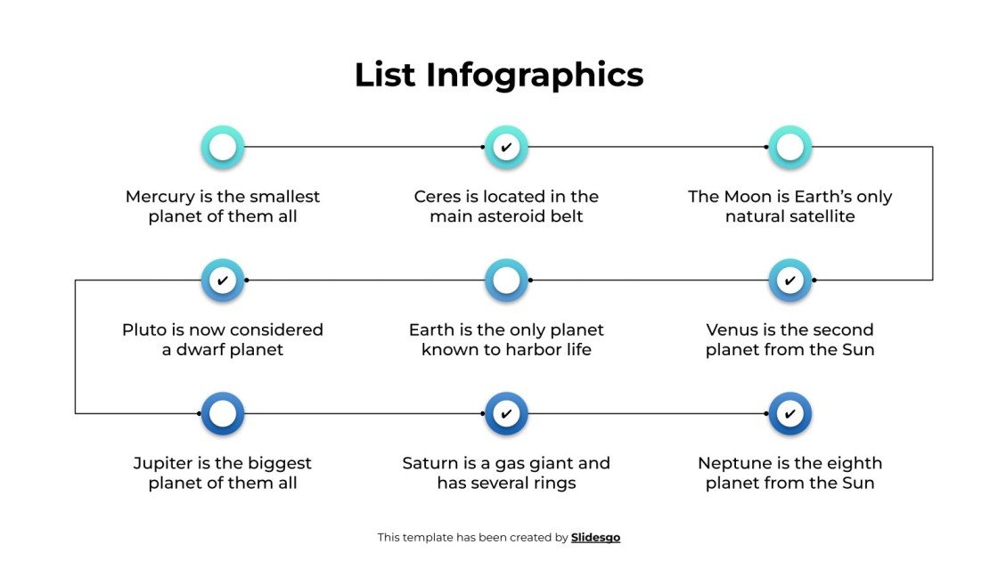 List Infographic Template