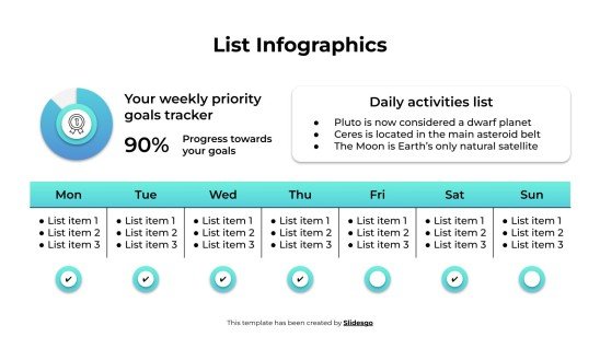 List Infographic Template