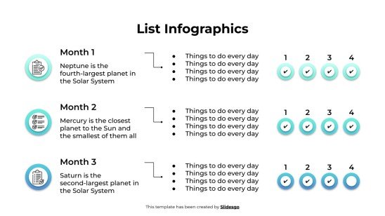 List Infographic Template
