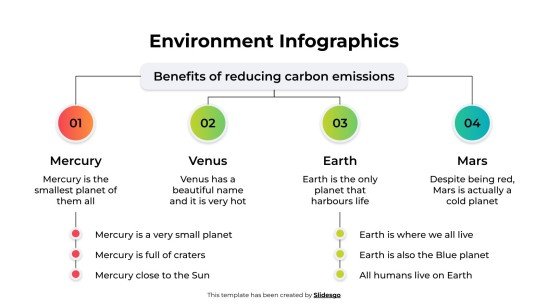Environment Infographics Template