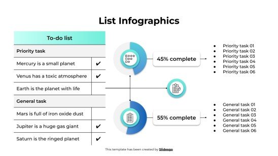 List Infographic Template