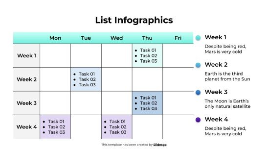 List Infographic Template