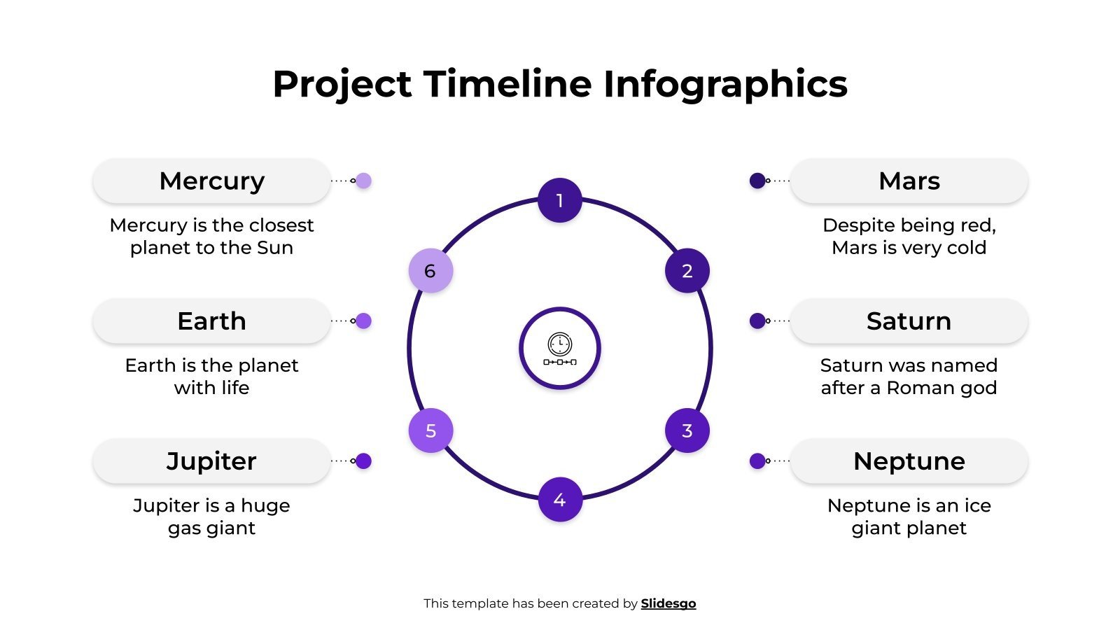 Project Timeline Infographics Template