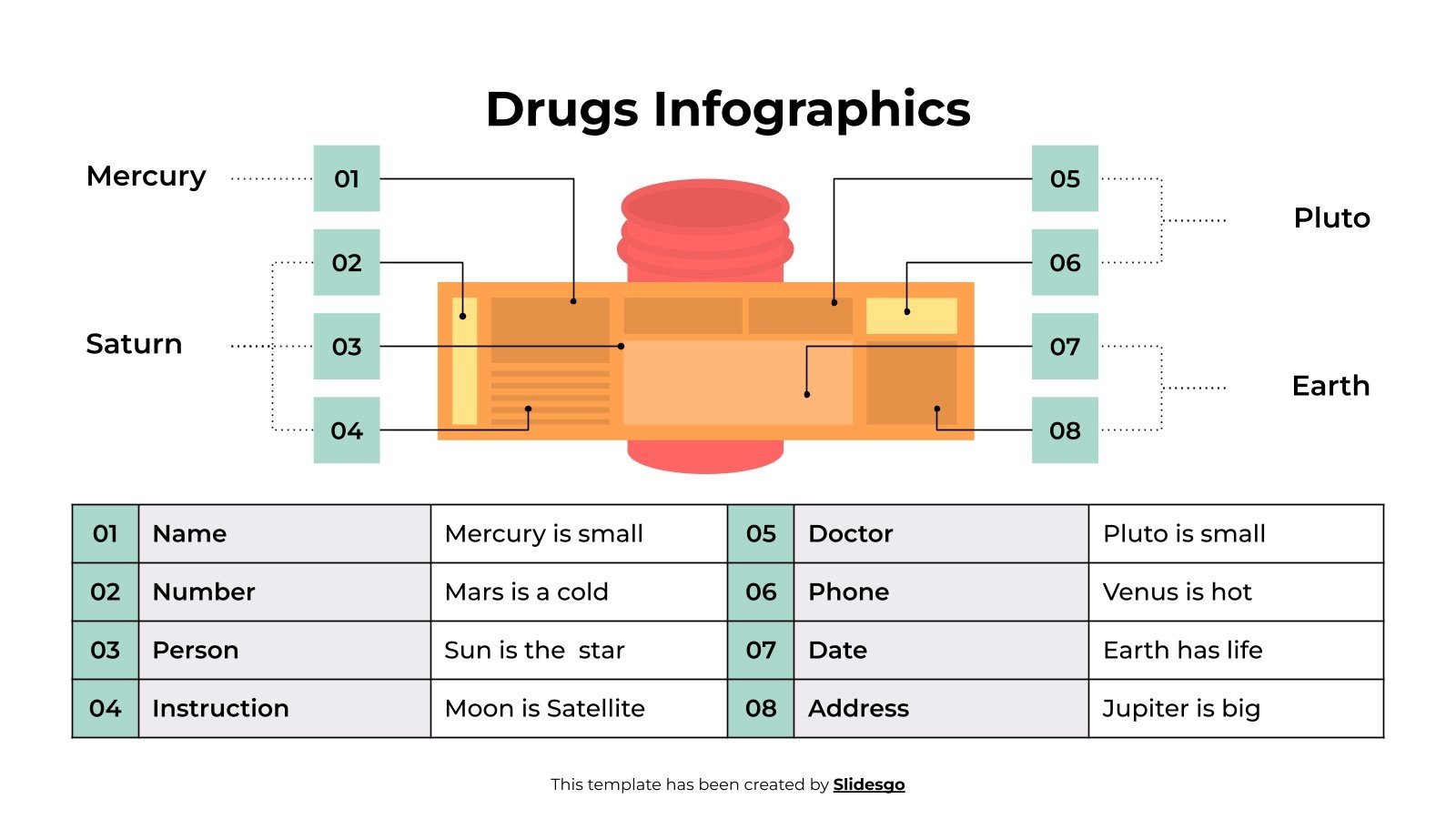 Drugs Infographics Template
