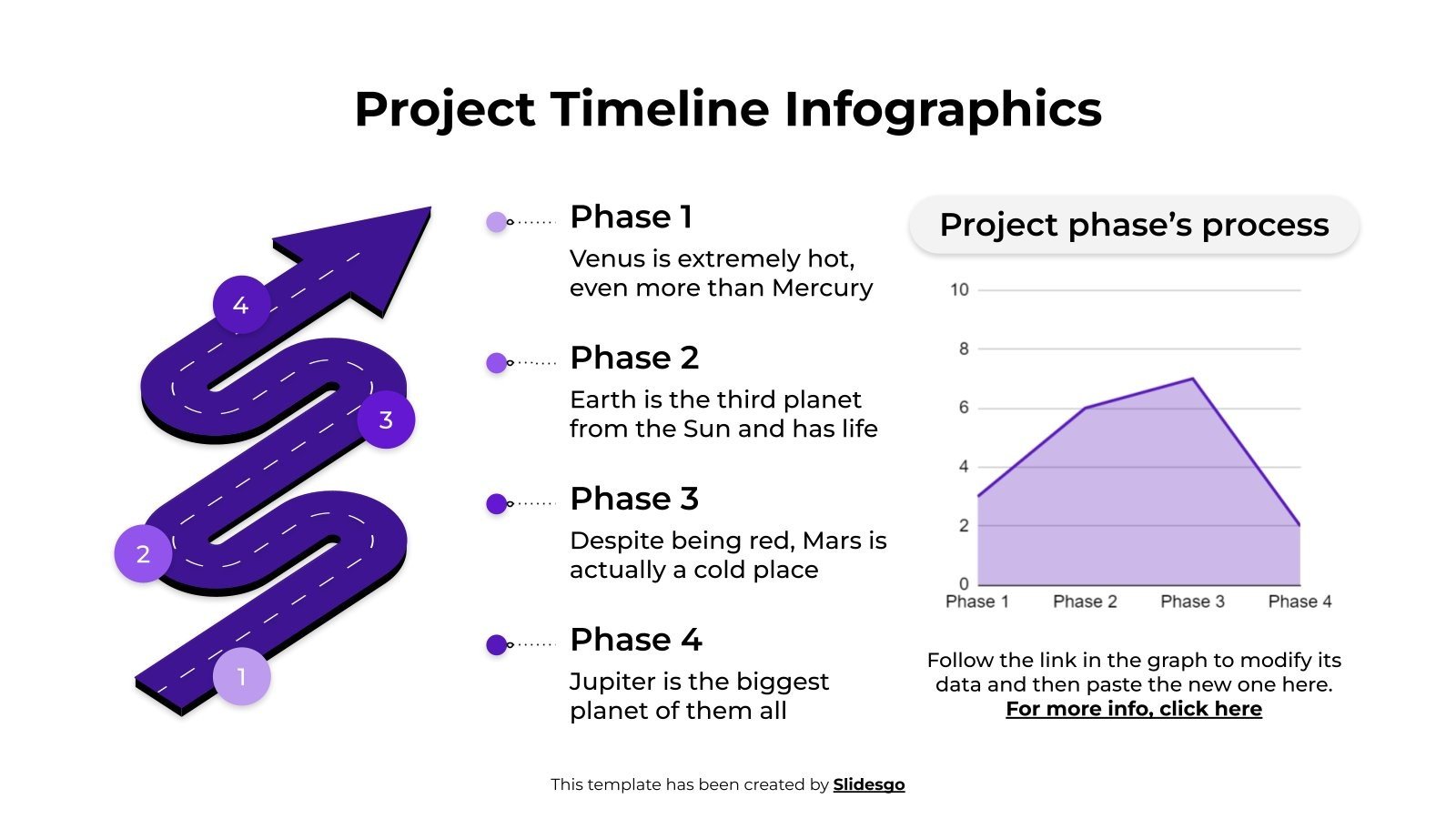 Project Timeline Infographics Template
