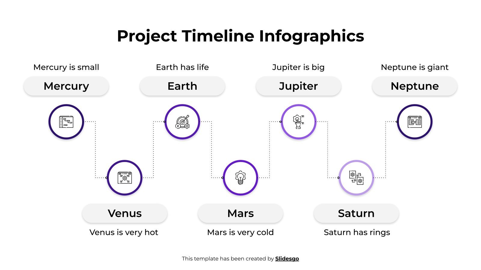 Project Timeline Infographics Template