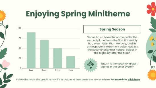 Enjoying Spring Minitheme Infographics Template