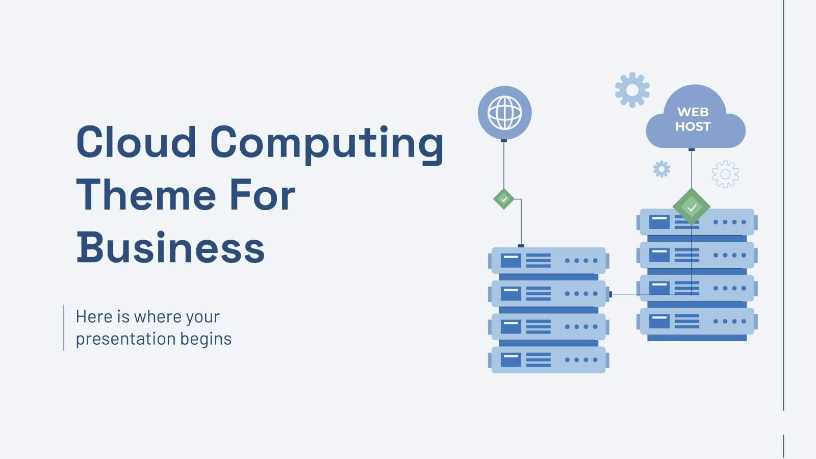 Cloud Computing Theme for Business Presentation