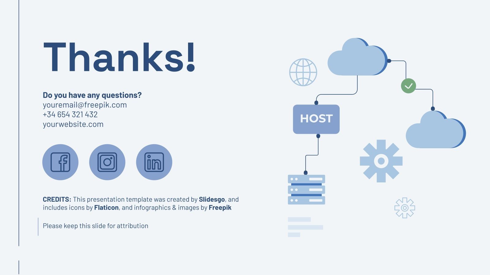 Cloud Computing Theme for Business Presentation